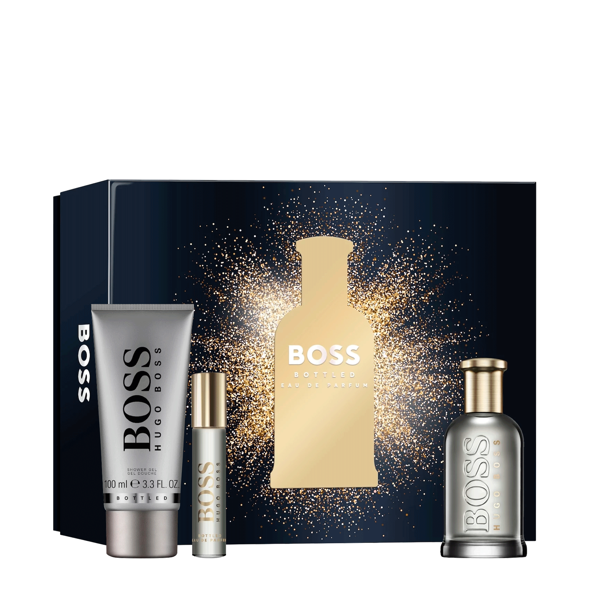 Kit Hugo Boss Bottled - Eau de Parfum 100ml + Eau de Parfum 10ml ...