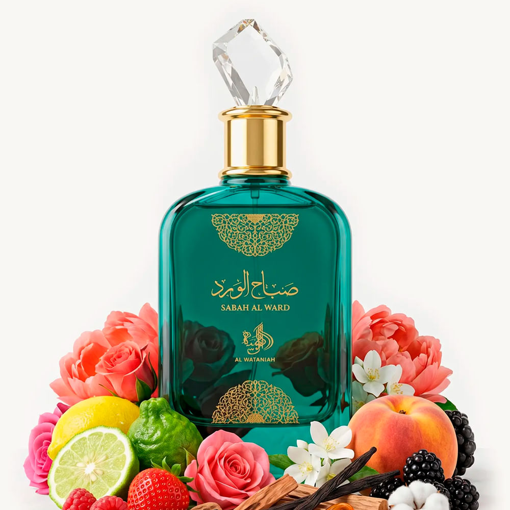 Al Wataniah Sabah Al Ward Garden of Eden Unissex 100ml - Kassio Perfumaria